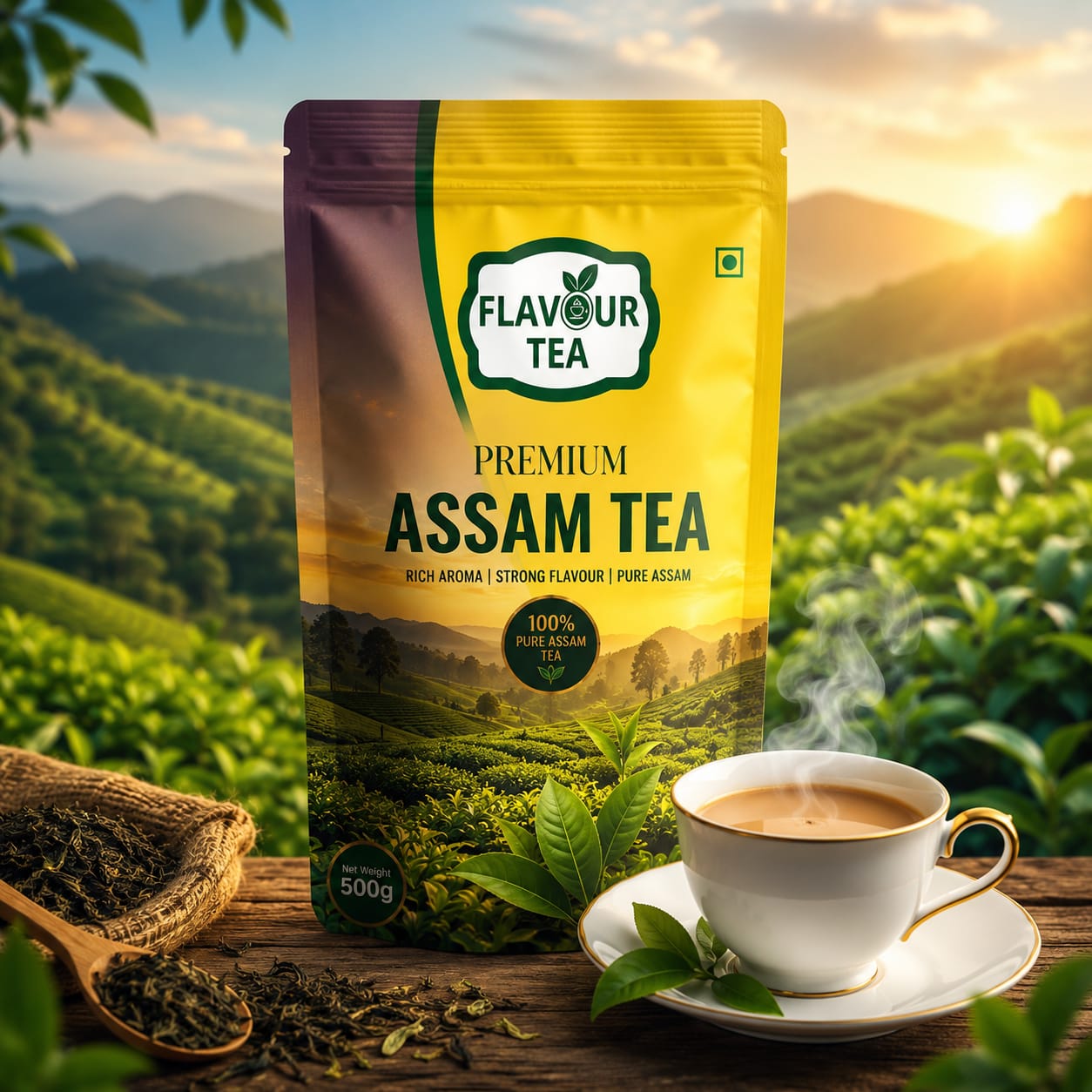 Buy Premium Darjeeling & Assam Tea Online India | Flavour Tea